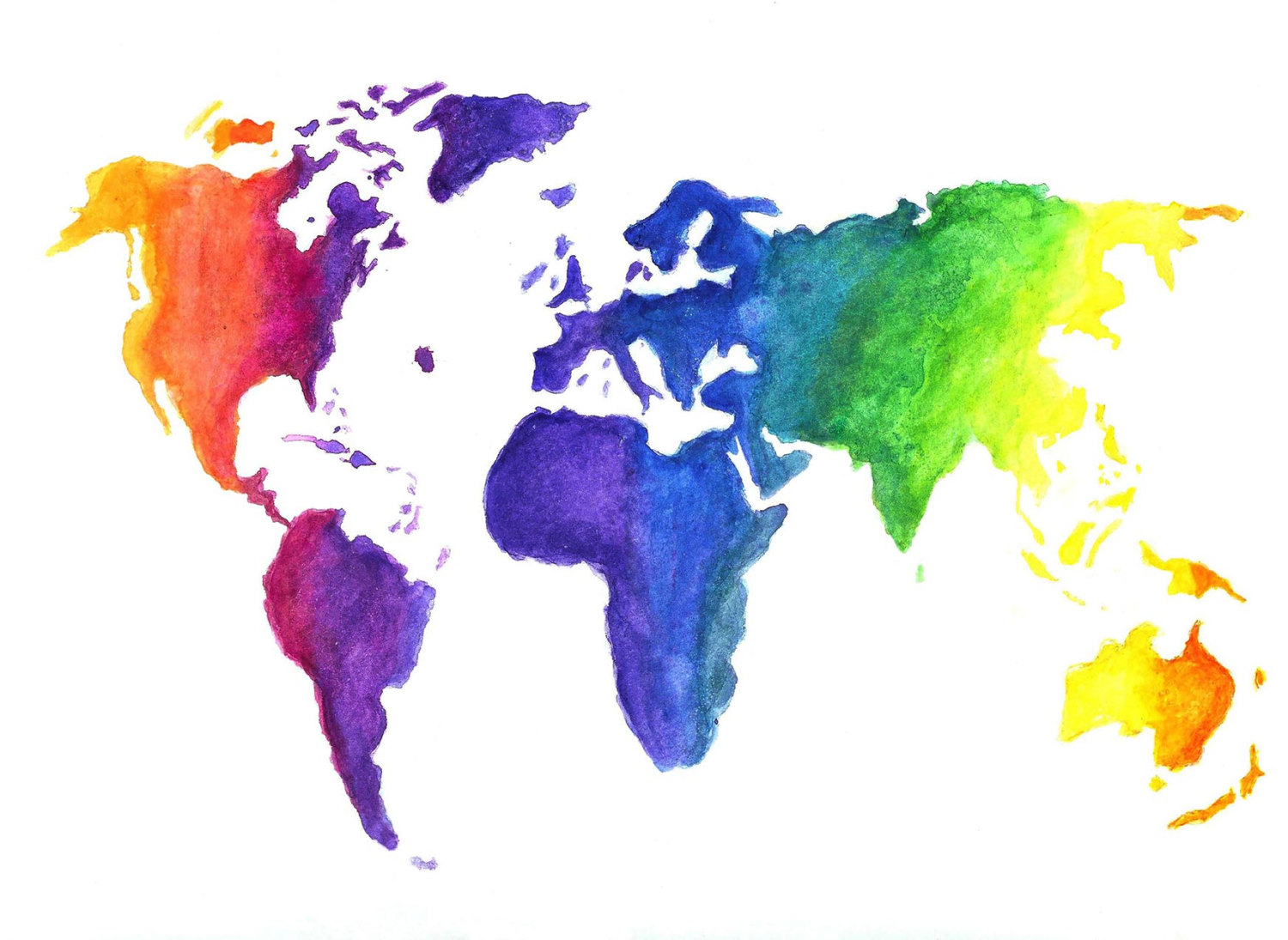 World Map Drawing Tumblr